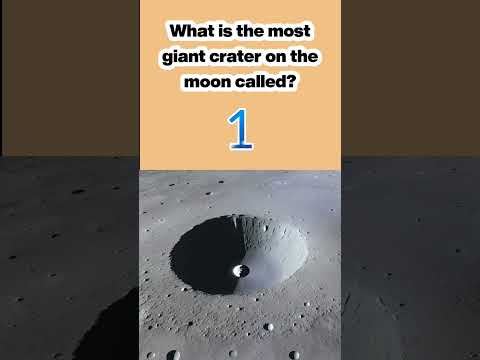 The Moon's Largest Crater | quiz | General knowledge | gk