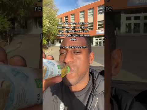 What is the most popular drink in Germany? Apfelschorle is a secret & a trend on TikTok