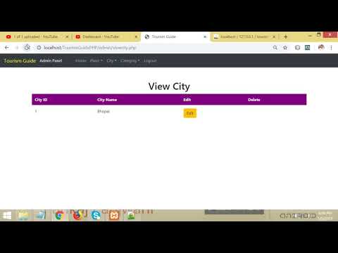 Learn Tourism Guide Project PHP MYSQL Part 19 | By Pankaj Panjwani ...