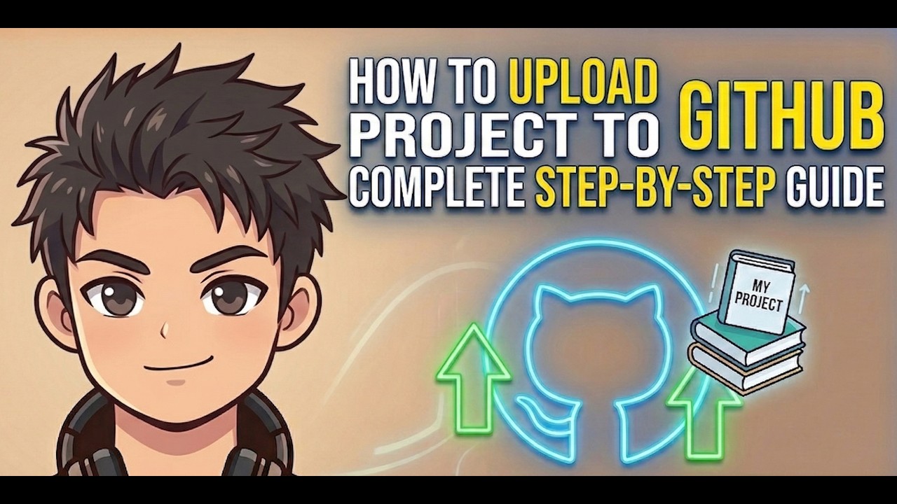 How to Upload Project to GitHub|Upload First Project to GitHub! (Complete Beginner's Guide 2026)