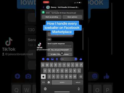 How To Handle Every Lowball Offer On Facebook Marketplace - Reseller Memes Messenger Lowballer
