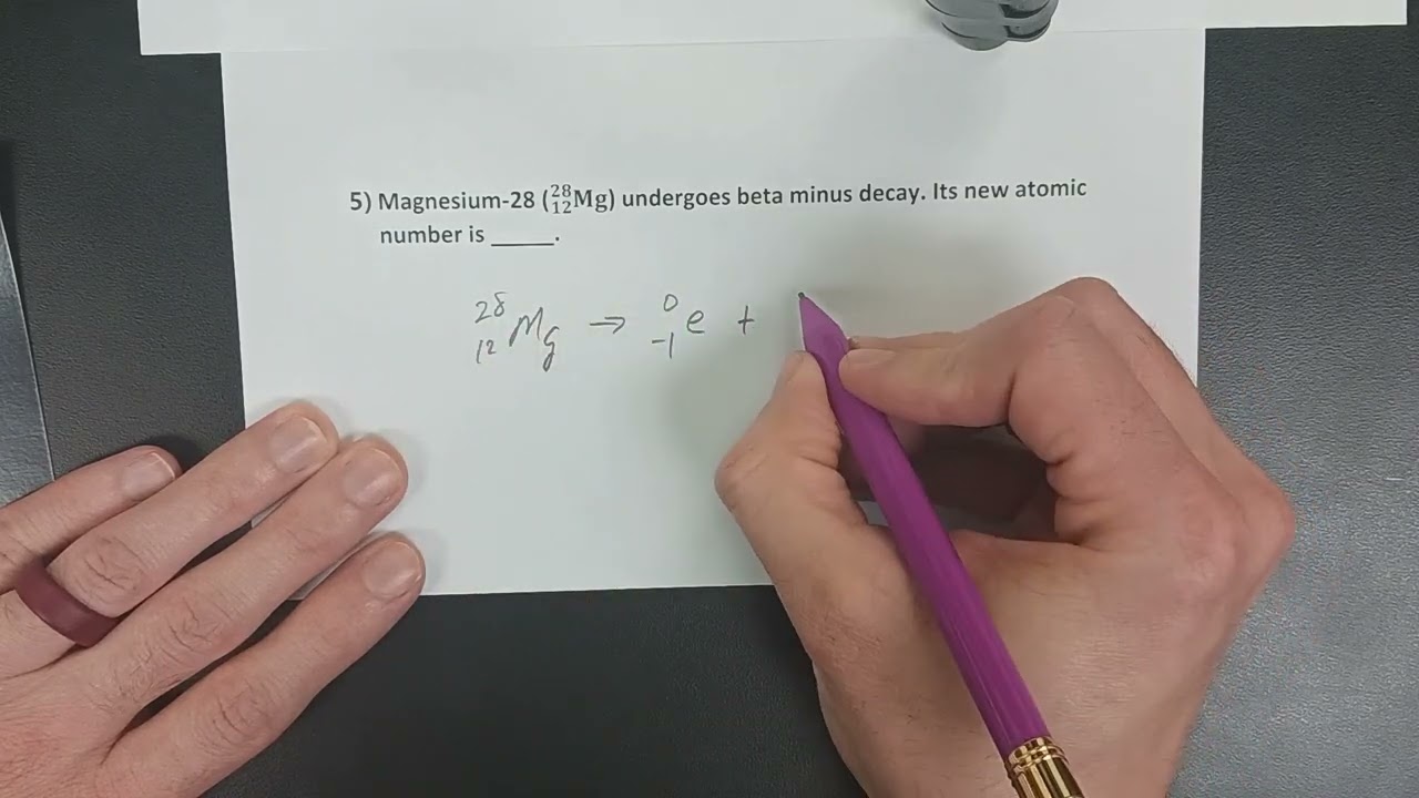 Physics II: Ch  30, Nuclear Physics & Radioactivity Example 5