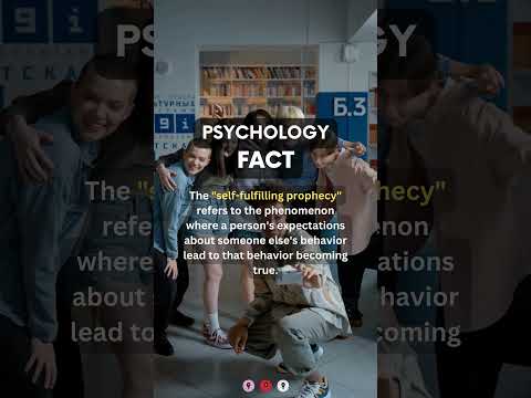 self fulfilling prophecy | #psychologyfacts #psychology