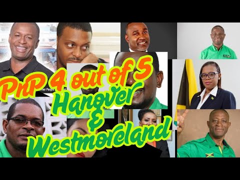 PNP ma szansę wygrać 4 z 5 mandatów w okręgach Hanover i Westmoreland.