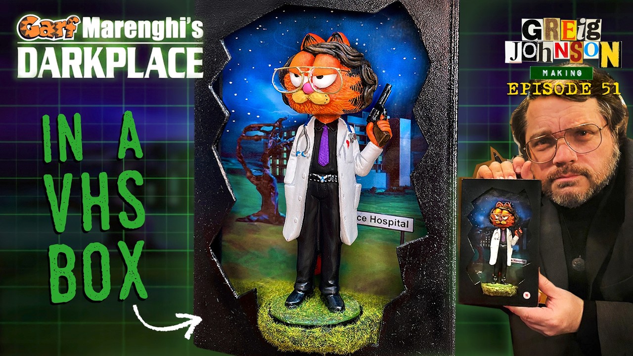 Crafting a Garfield/Garth Marenghi mashup