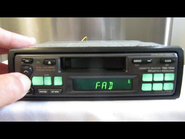 Alpine Model TDM-7544 140watt Cassette Receiver Circa 1990s | Arts ...