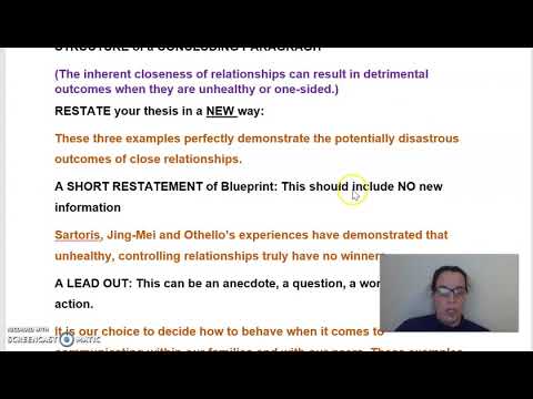 English 30-1 How to Write a Conclusion for a Critical Analytical Response