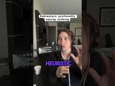 Podcasters profoundly saying nothing #shorts #podcasting
