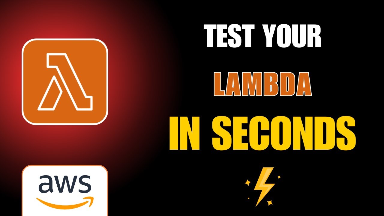 Test Your AWS Lambda Function in Seconds | Run Sample Events ⚡