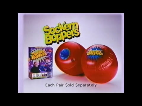 Sock'em Boppers by Big Time Toys ad shown in 2000