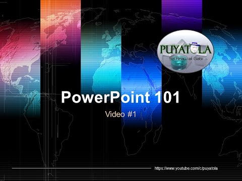 Powerpoint Basic #1 (Tagalog) Exploring the Interface. The Anatomy of a Powerpoint Presentation