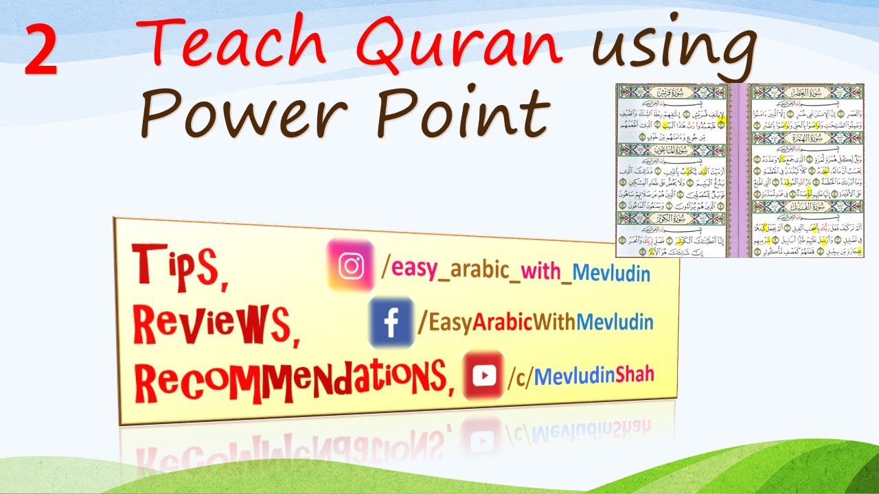 02 Teach Quran in Microsoft Power Point annotate