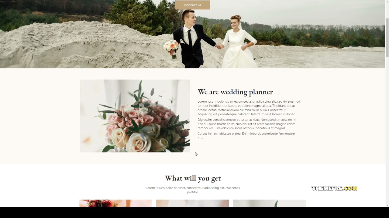 Jemari - Wedding Elementor Template Kit rsvp wedding organizer