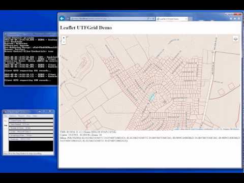 Socket-served Internet Mapping Application using Python and Leaflet