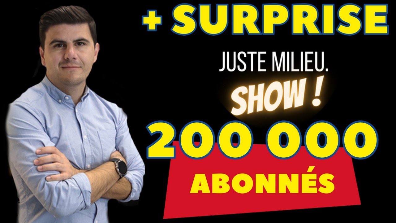 (🔴EN DIRECT) Juste Milieu Show #11 : SPÉCIAL 200 000 ABONNÉS + SURPRISE ...