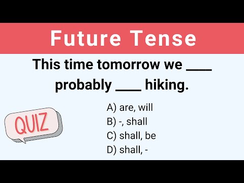 Can you pass this Future Tense quiz? | English Grammar | English Quiz | Improve your English