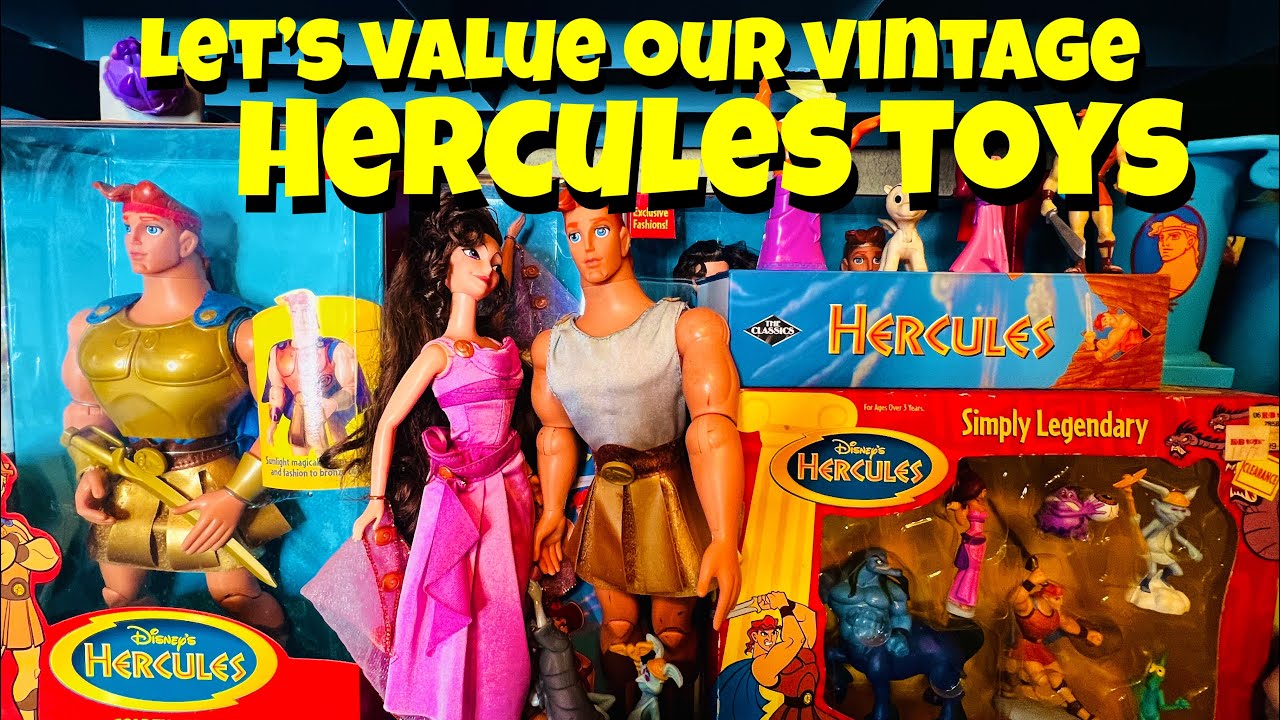 ¡A valorar nuestros juguetes antiguos de Hércules de Disney! 