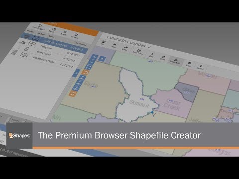 EZShapes: The Premium Browser Shapefile Creator