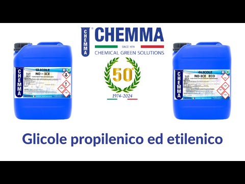 Glicole propilenico e etilenico | Chemma Chimica Green