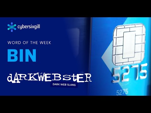 DarkWebster Word of the Week: Bin - Presented by Cybersixgill