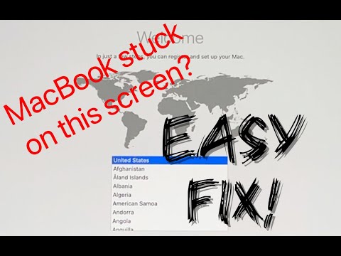 SOLVED! Macbook Stuck On Country Selection Screen