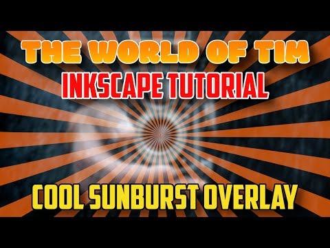 Inkscape Tutorial: Cool Sunburst Overlay – R.A.K.E.T