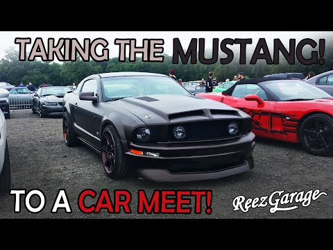 Chrom & Flammen USA Car Meeting with the Mustang!