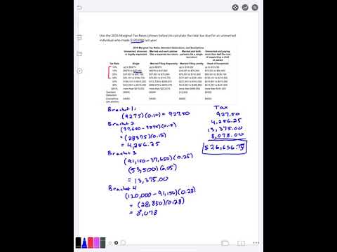 Tax Rate Calculation