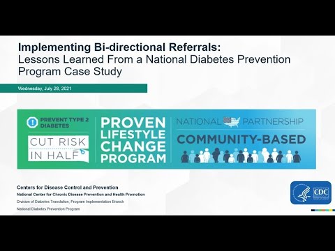 Implementing Bi-Directional Referrals: Lessons Learned from a National DPP Case Study