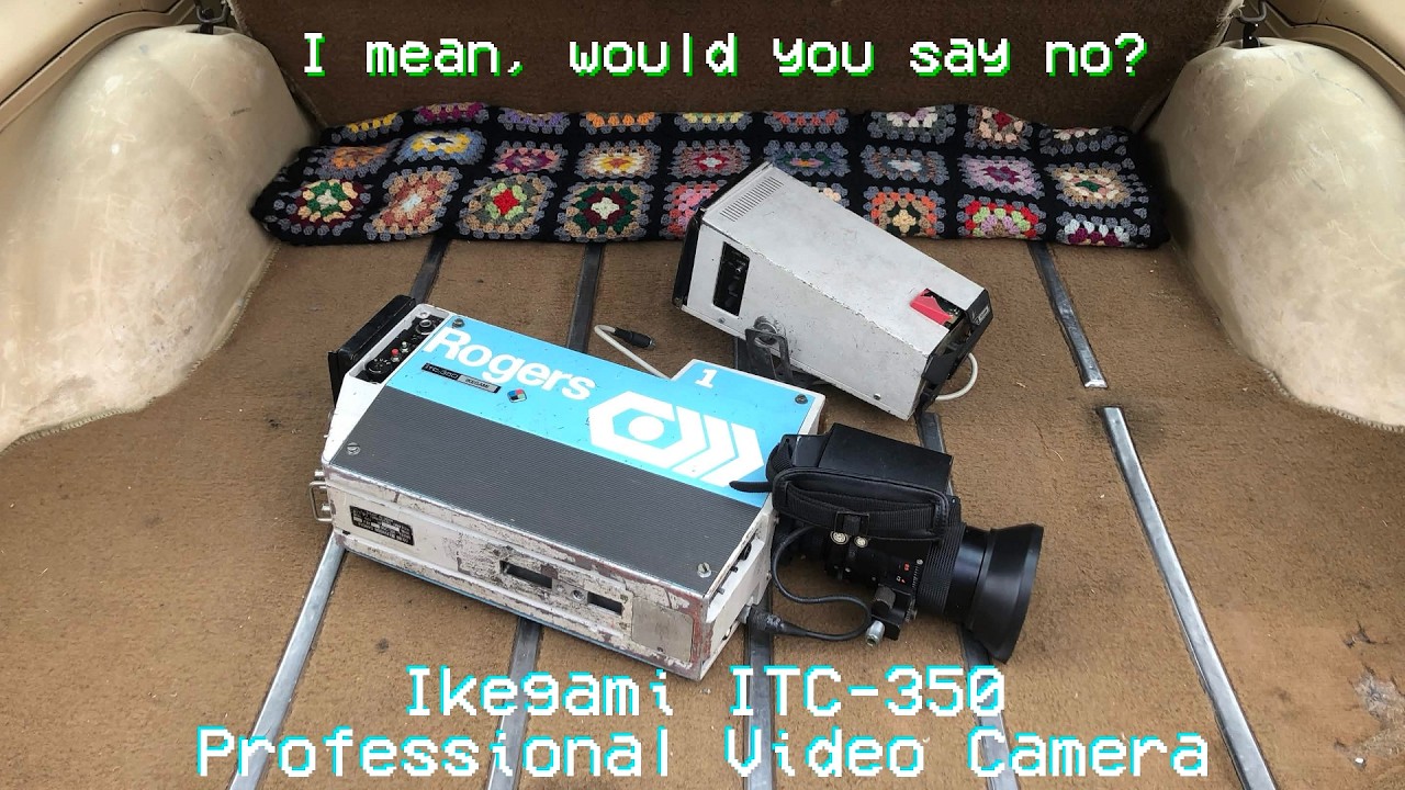 Ikegami ITC-350 - I bought an old studio camera for $50 and I just hope it works.