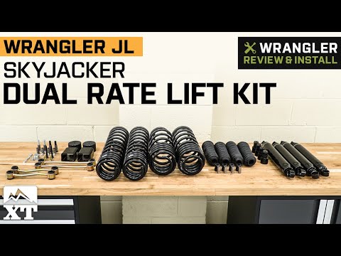 Jeep Wrangler JL 4-Door SkyJacker 2 to 2.50" Dual Rate Long Travel Suspension Lift Review & Install