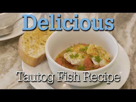 Cooking The Catch - Braised Blackfish (Tautog) Dish