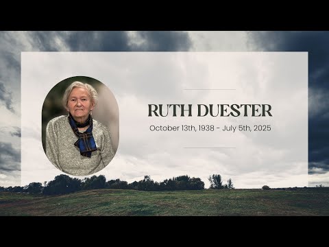 Funeral Service for Ruth Duester