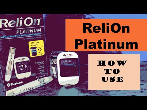Relion Platinum meter and test strips | how to use