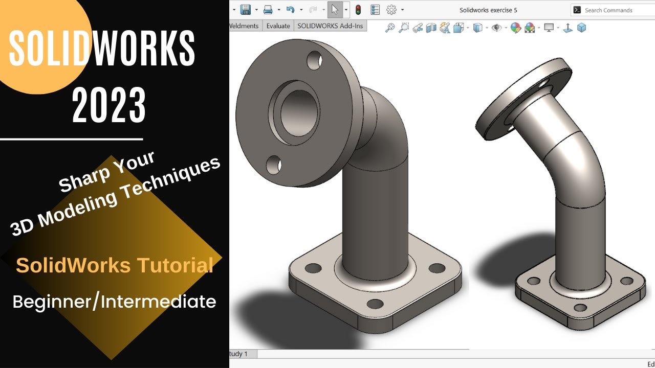 SolidWorks Tutorial for Beginners| 3D Modeling Techniques