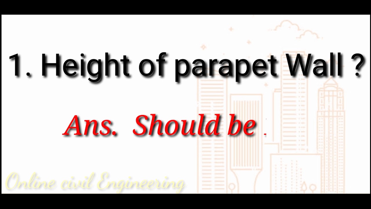 Civil Engineering Basic Knowledge | Top 10 Small Points For Fresher Civil Engineer Must Know