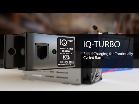 IOTA IQ-TURBO - Rapid Charging for Continually Cycled Batteries