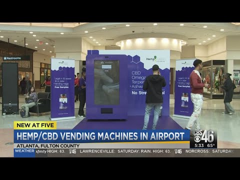 Atlanta airport welcomes CBD vending machines