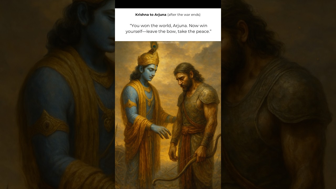 “You’ve Won the World, Arjuna—Now Win Yourself” | Krishna’s Final Wisdom