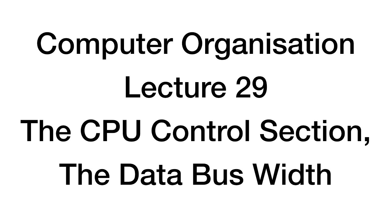 CoSc 425 Lecture 29