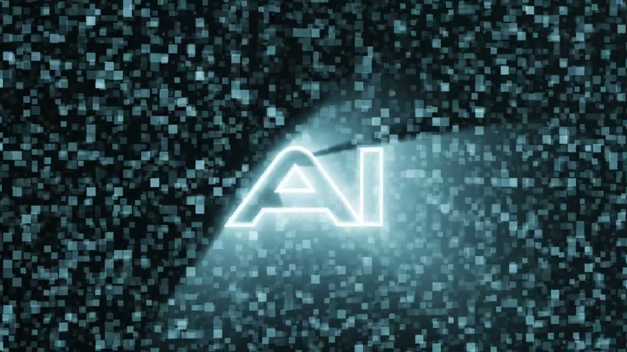 4k 60fps Animation of ai, artificial intelligence, text,  background | Free Download Stock Video
