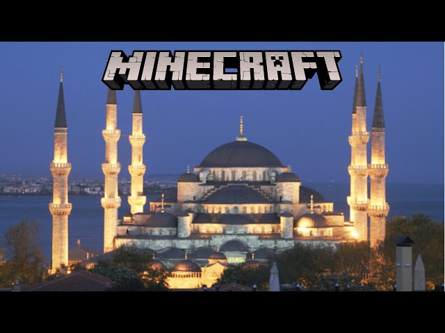 The blue mosque Minecraft Map