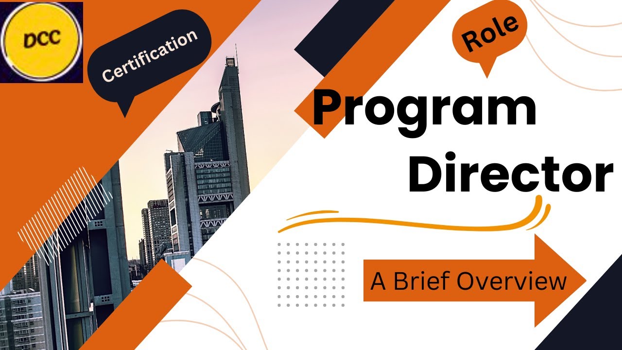 0. Program Director roles and responsibilities,#career,#training