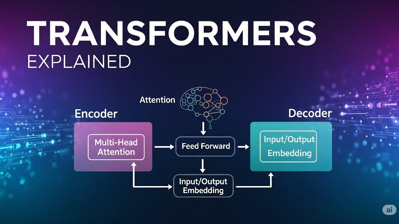 Transformers Explained: The AI Behind ChatGPT, BERT & Modern NLP!