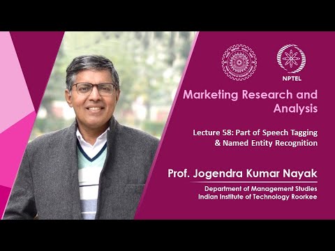 Lecture 58: Part of Speech Tagging & Named Entity Recognition