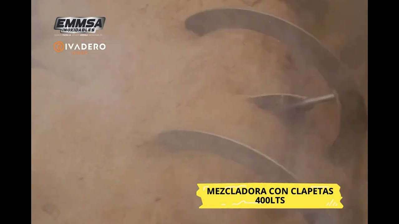 Mezcladora con clapetas 400LTS