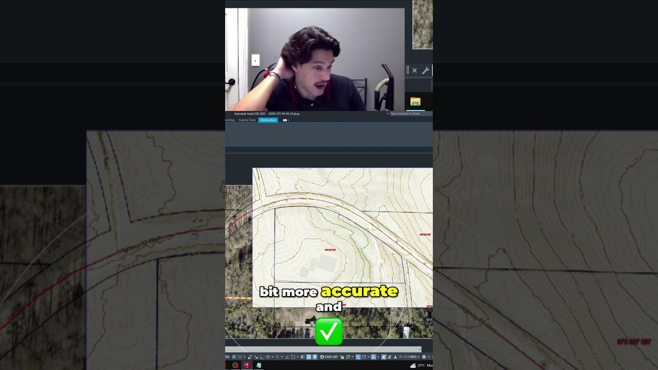 Surveying: Inputting Metes & Bounds from PDF