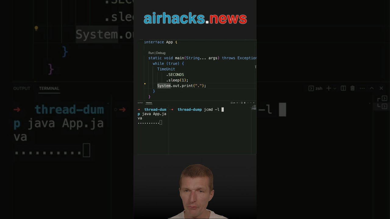 How To Create A Thread Dump In Terminal #java #shorts