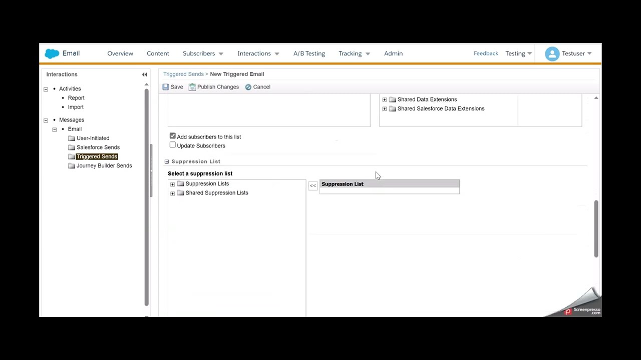 Triggersend Example of Marketing Cloud OTP verification process