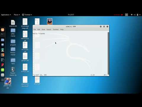 save a file and come out of vim editor:)